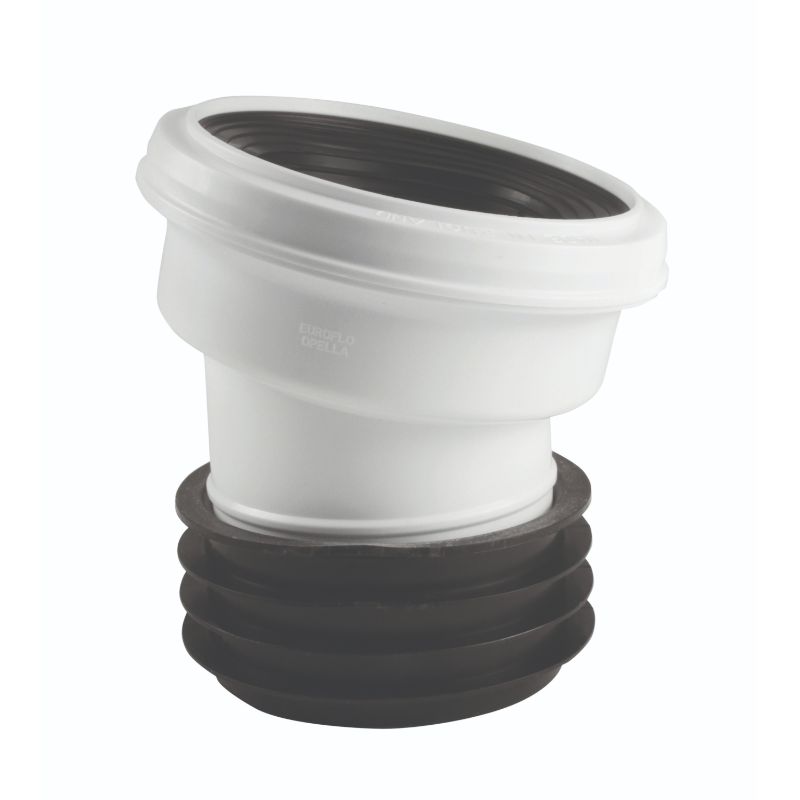 90° Adjustable Pan Connector 350mm | Bathroom Accessories - Thomas Dudley